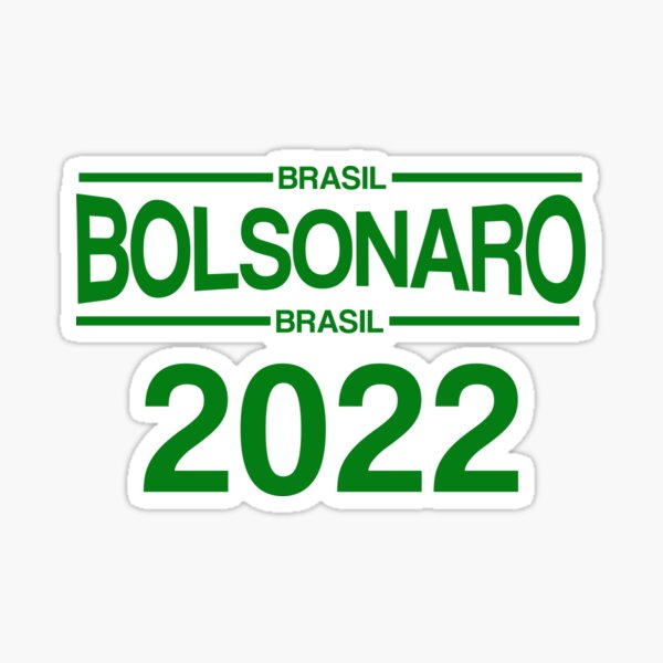 "Camiseta Bolsonaro 22" Sticker for Sale by rachimariposa | Redbubble