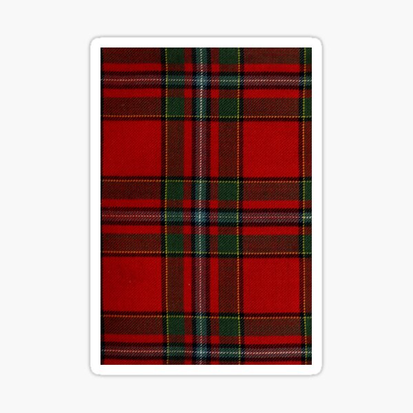 "Tartan from Prince Charles Edward cloak" Sticker by coverinlove ...