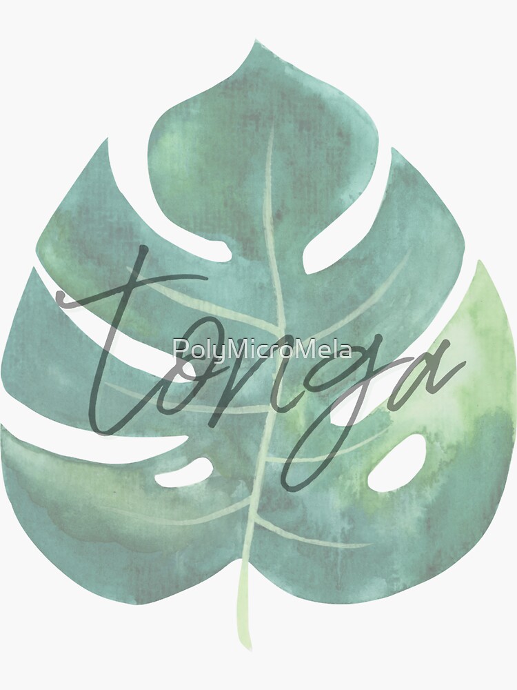 "Tonga" Sticker for Sale by PolyMicroMela | Redbubble