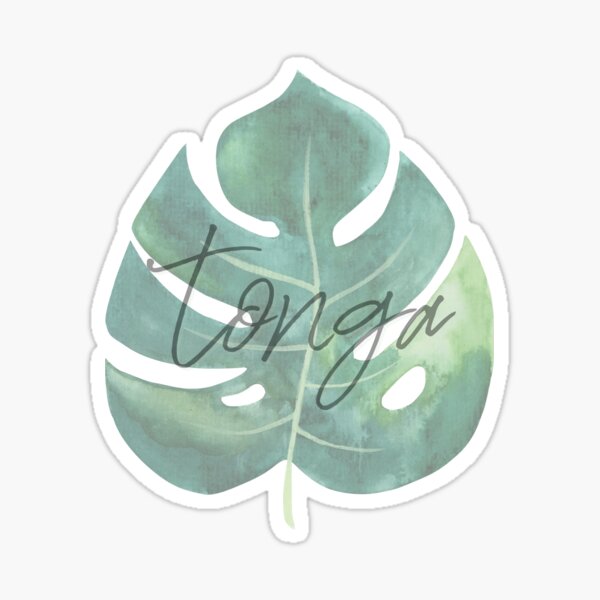 "Tonga" Sticker for Sale by PolyMicroMela | Redbubble
