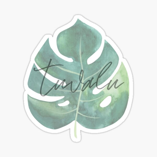 "Tuvalu" Sticker for Sale by PolyMicroMela | Redbubble