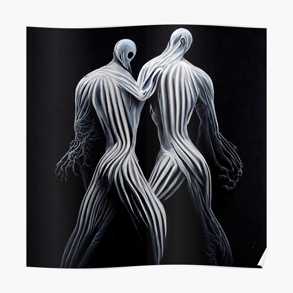 "Humanoid Lines from Space" Poster for Sale by BraveFellow | Redbubble