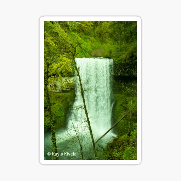 "Wonderous Waterfall" Sticker for Sale by Photos-by-Kayla | Redbubble