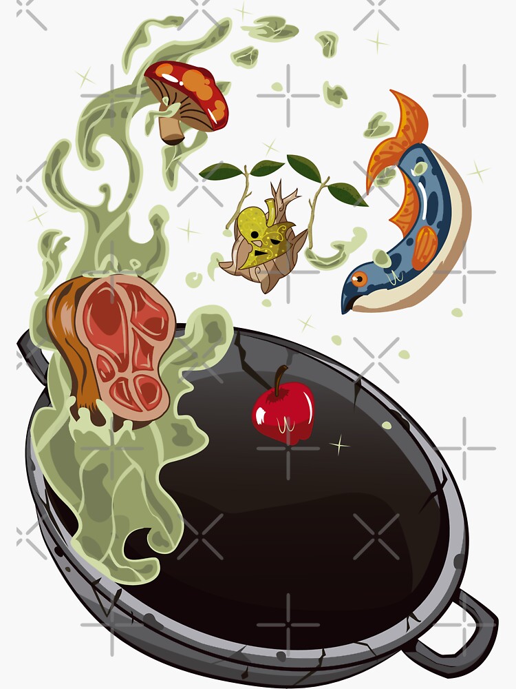 "the food is ready" Sticker for Sale by samuzai | Redbubble