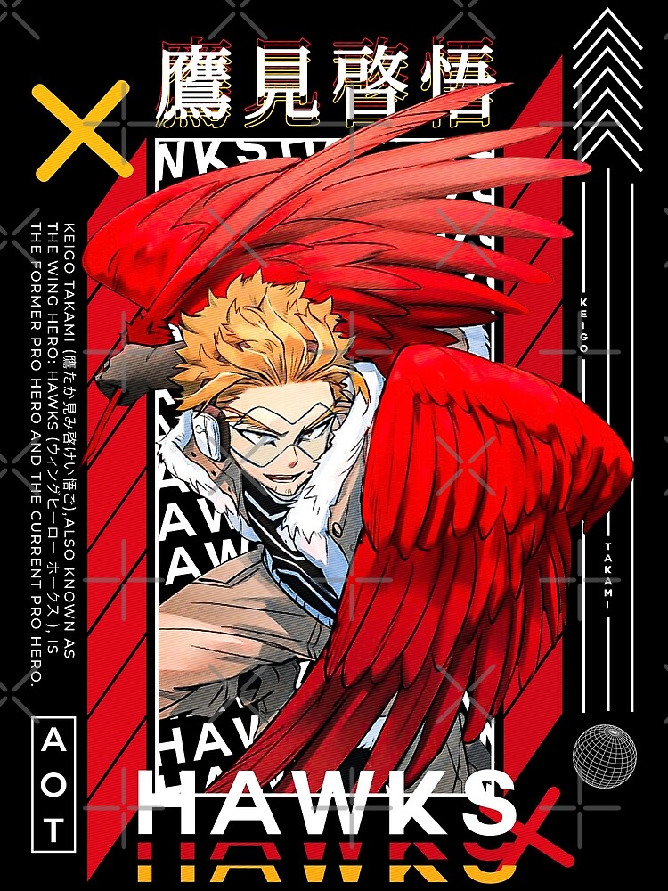 "Keigo Takami My Hero Academia, HAWKS bnha, Boku no Hero," Poster for ...