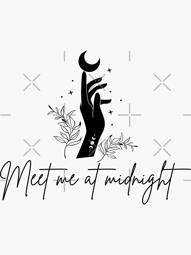 "Meet me at midnight - Taylor Swift | Midnights" Sticker for Sale by ...