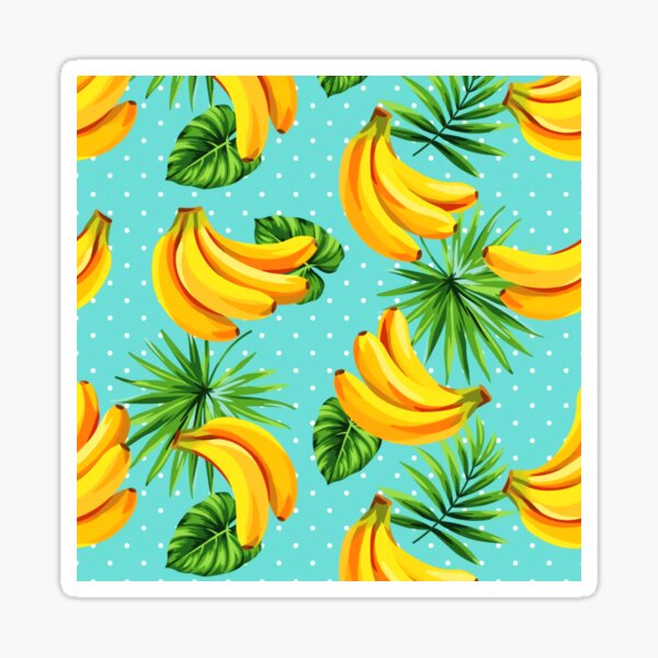 "Fruits Breeds Bananas" Sticker for Sale by Helenavis | Redbubble