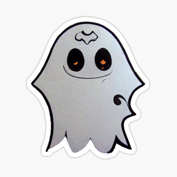 Pegatina «STICKER DE ADORABLE FANTASMA, ADORABLE GHOST STICKER ...