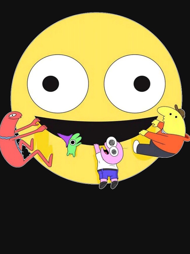 "smiling friends logo " T-shirt for Sale by Cohnson | Redbubble ...