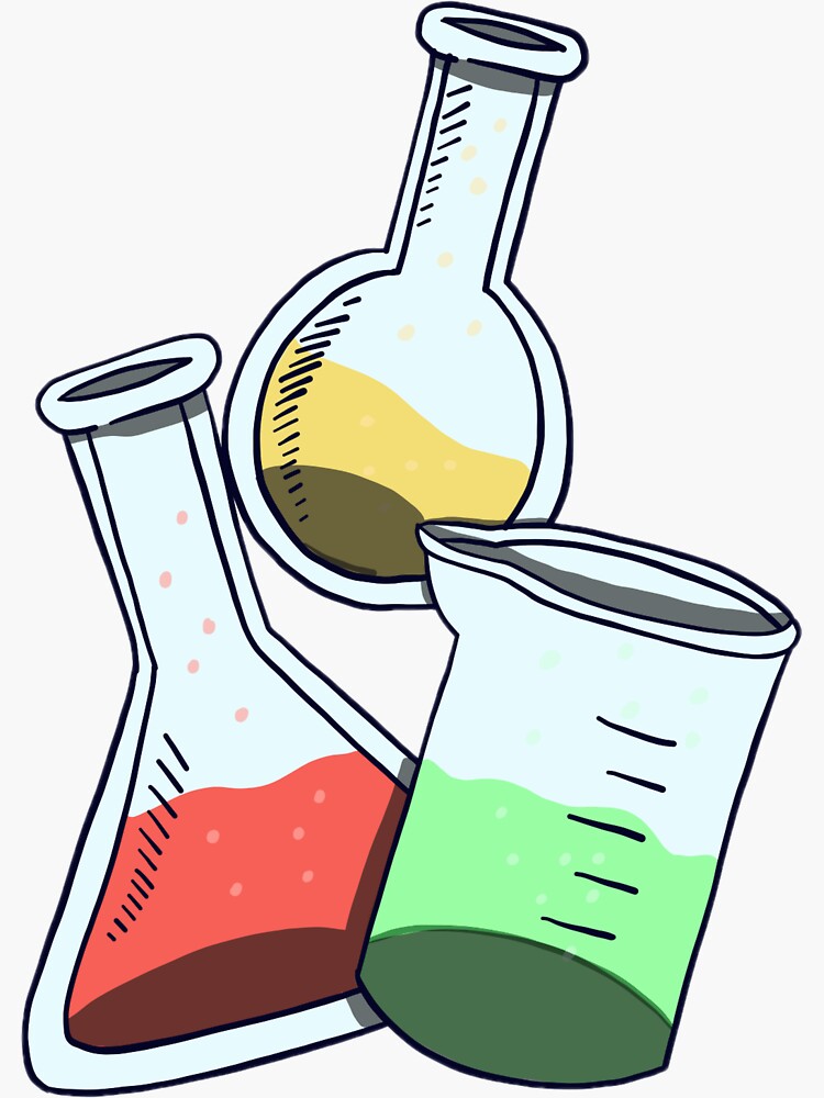 "Science is life" Sticker for Sale by AcidicMeltdown | Redbubble