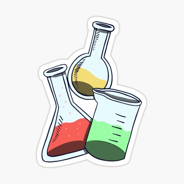 "Science is life" Sticker for Sale by AcidicMeltdown | Redbubble