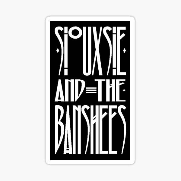 "Siouxsie and the Banshees Logo 1" Sticker for Sale by litmusician ...