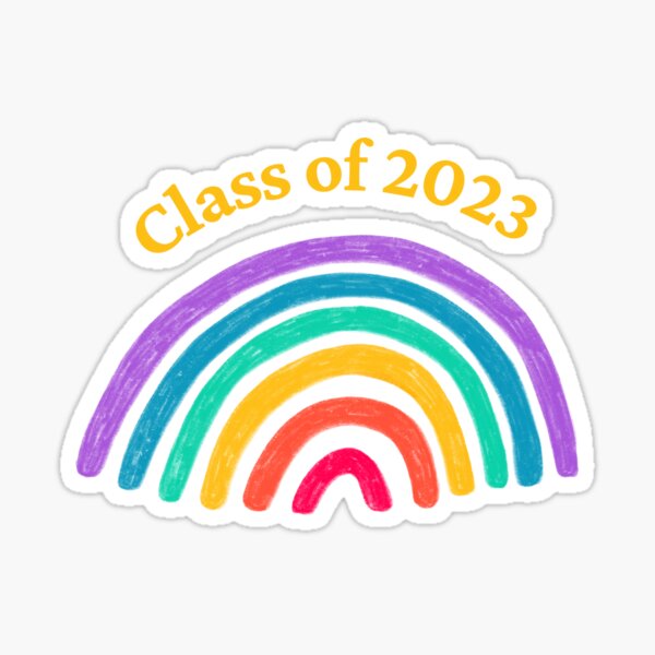 "Graduation Class 2023 " Sticker for Sale by boxitupmama | Redbubble