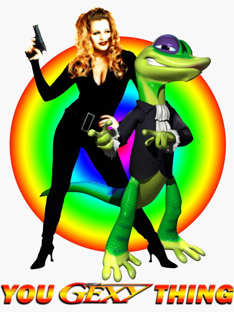 "Gex - You Gexy Thing!" Sticker for Sale by IckObliKrum92 | Redbubble