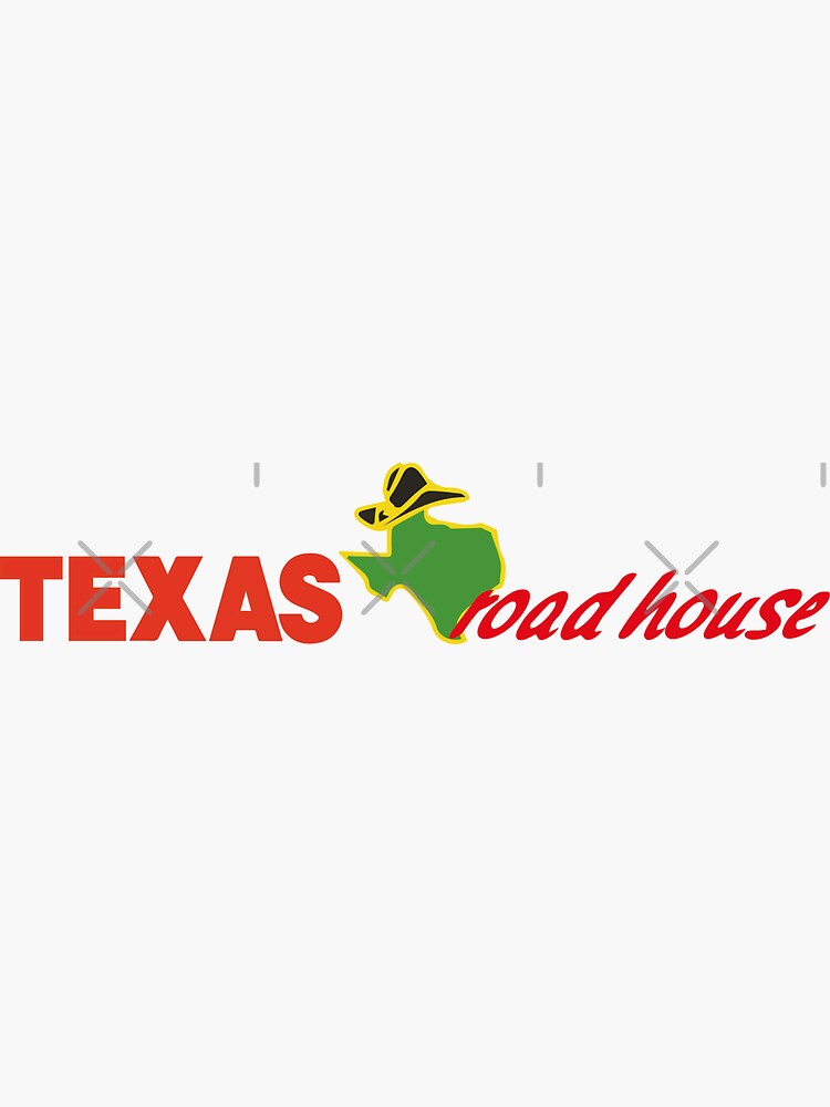 "texas roadhouse" Sticker for Sale by ilustran-enarg | Redbubble