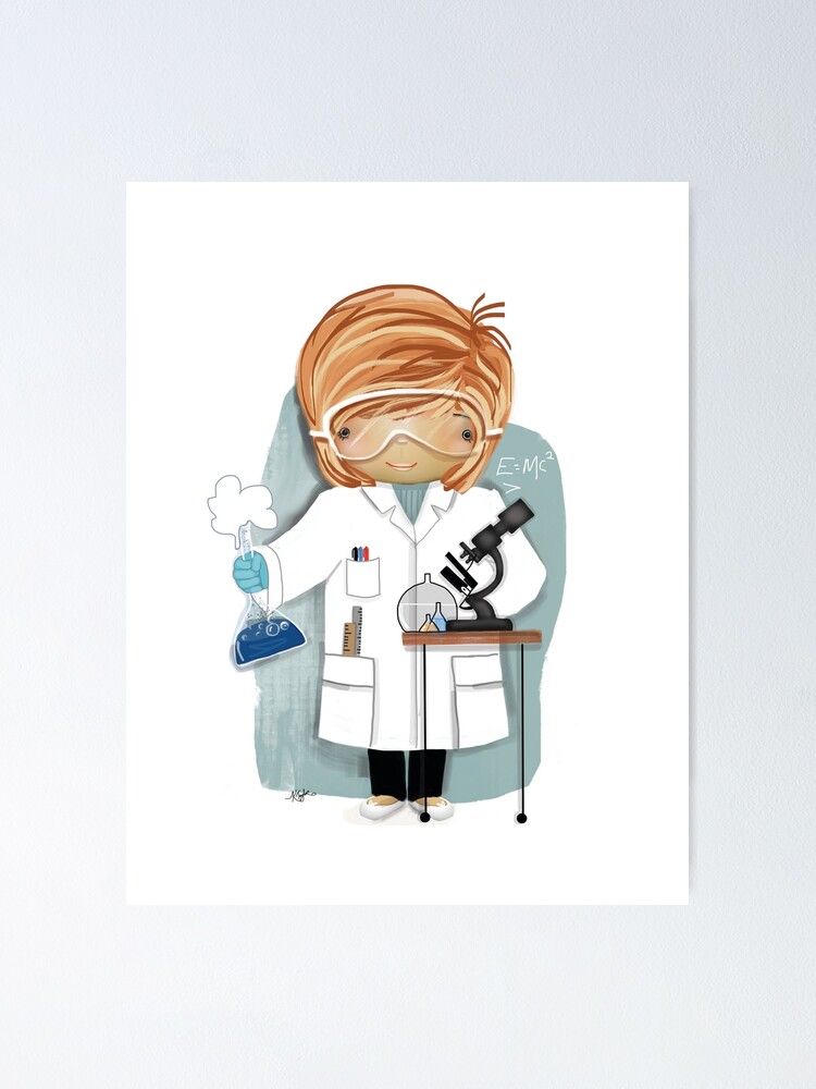"The Little Scientist" Poster by karin | Redbubble