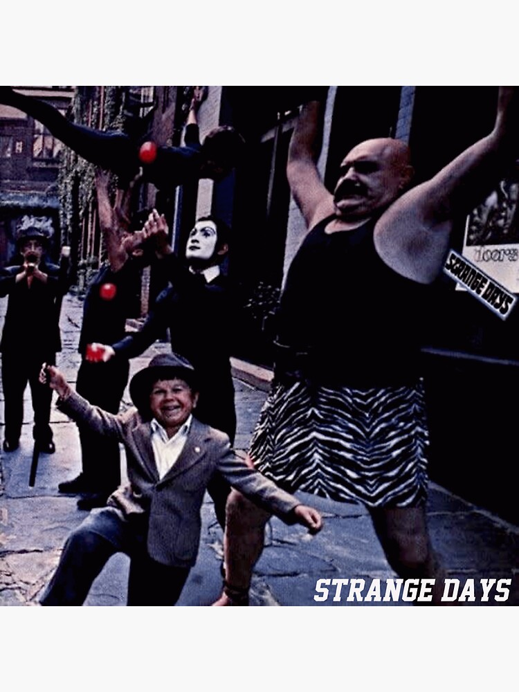 "Strange Days album happy" Sticker for Sale by BirgittJansen | Redbubble