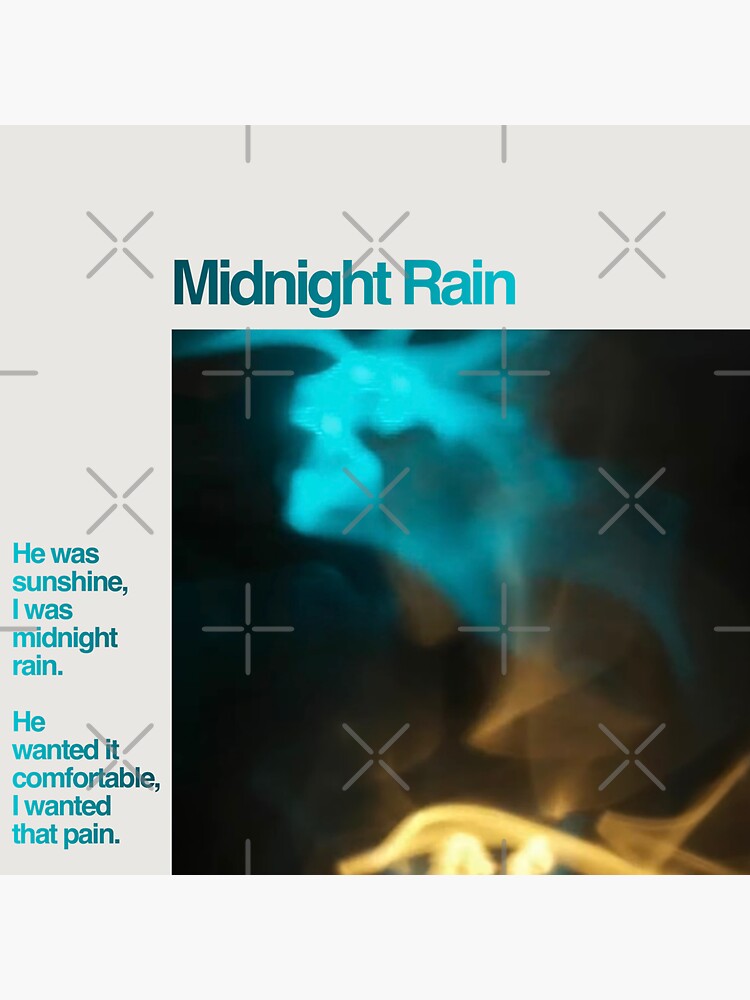 "Taylor Swift | Midnights | Midnight Rain" Sticker for Sale by ...