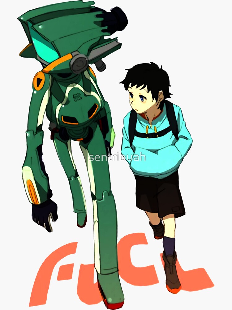 "flcl" Sticker by sentribuah | Redbubble