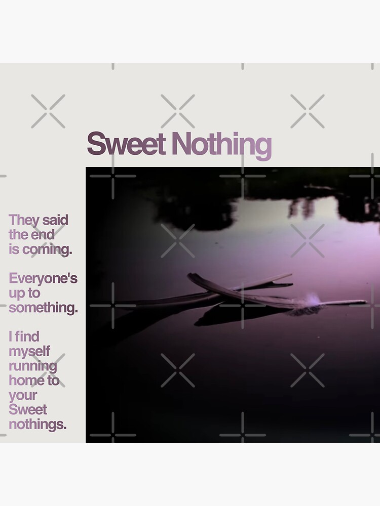 "Taylor Swift | Midnights | Sweet Nothing" Sticker for Sale by ...