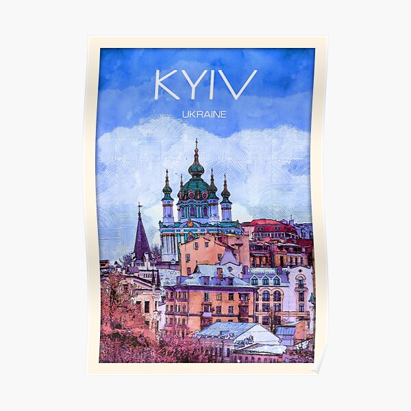 "Kyiv Travel Art" Poster for Sale by nifroart2022 | Redbubble