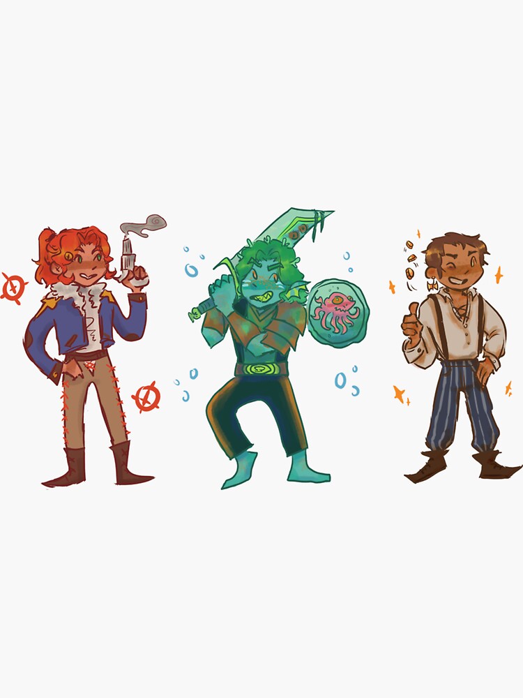 "JRWI Riptide pirates sticker set2png" Sticker for Sale by KadenBerge ...