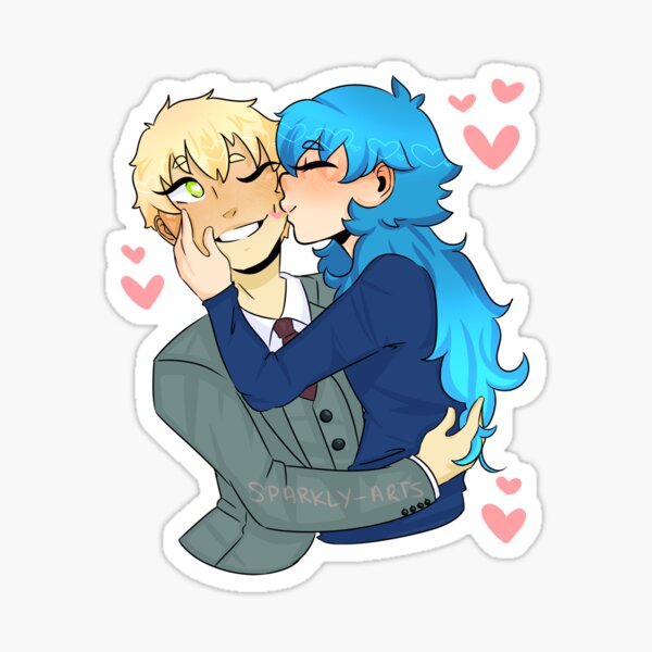 "Smooch!" Sticker for Sale by CronaismyLove | Redbubble