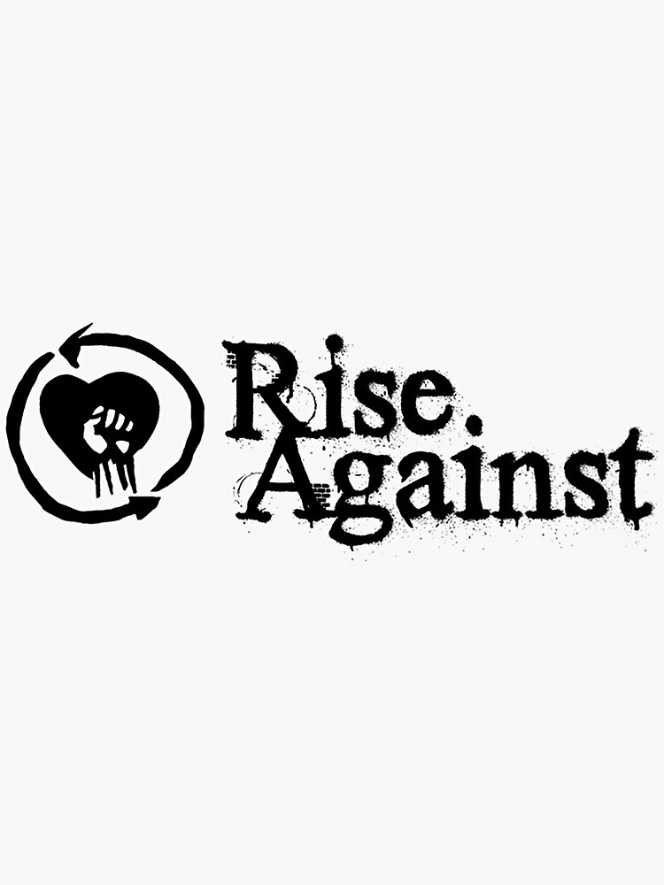 "Rise Against Logo" Sticker for Sale by Gencarsd | Redbubble