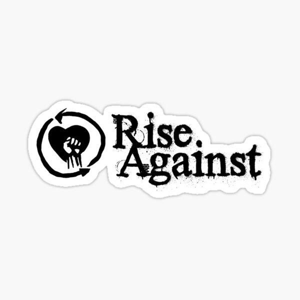"Rise Against Logo" Sticker for Sale by Gencarsd | Redbubble
