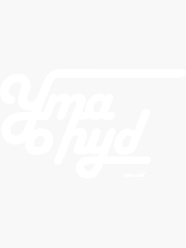 "Yma o Hyd old school typographic design" Sticker for Sale by Terhelps ...