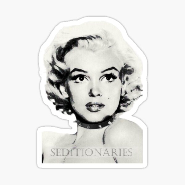 "Punk Rock Seditionaries Marilyn Monroe Sticker" Sticker for Sale by ...
