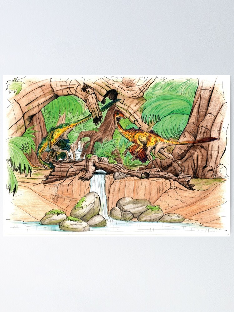 "Urbacodon Dinosaur Illustration" Poster for Sale by zenithcreative ...