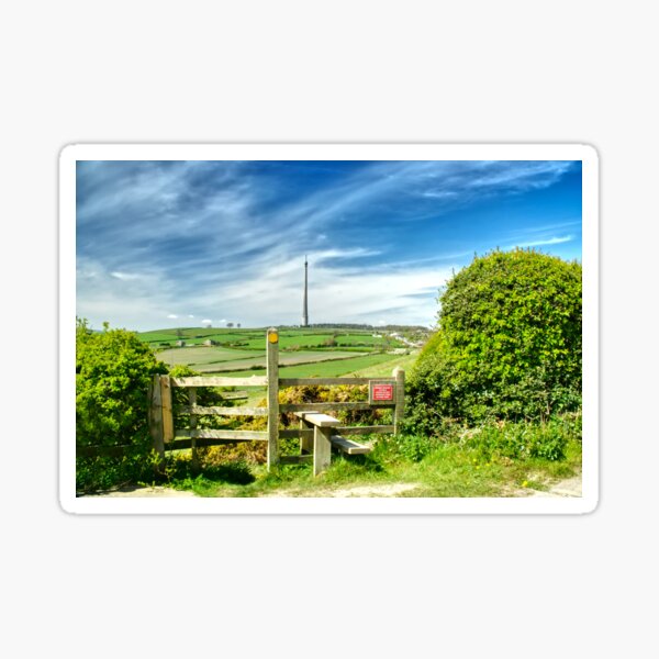 "Emley Moor Mast" Sticker for Sale by Alisonchambers2 | Redbubble