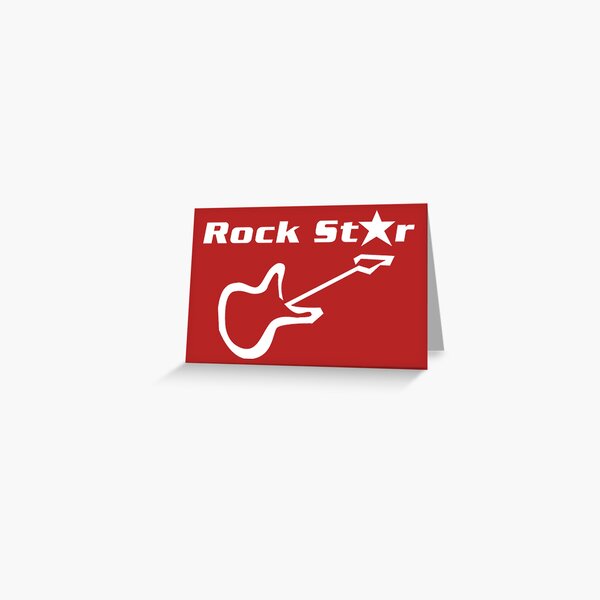 Rockstar Greeting Cards | Redbubble