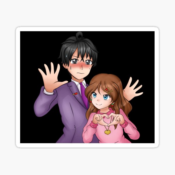 "anime sticker" Sticker for Sale by Rasa273shop | Redbubble
