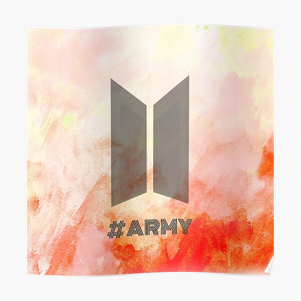 "BTS army" Poster for Sale by Devthecreator | Redbubble
