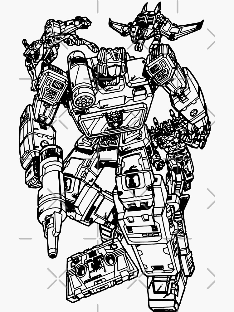 "Soundwave with Recordicons teletraan scan 02" Sticker for Sale by ...