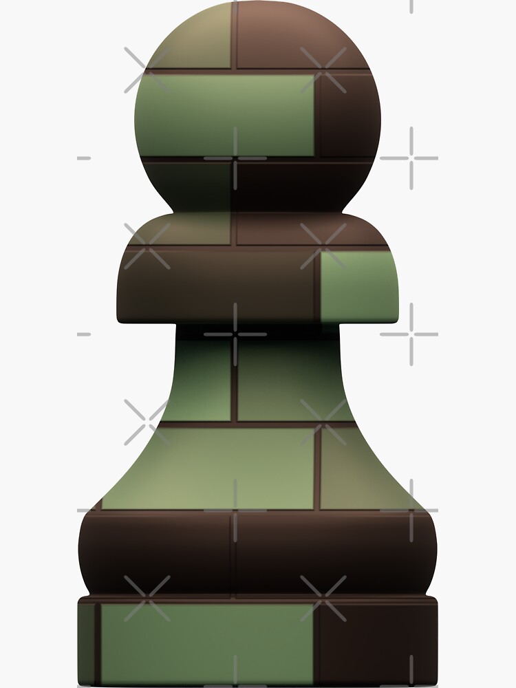 "CHESS,PAWN,MINT CHOCOLATE BRICKS" Sticker for Sale by asketch2b ...