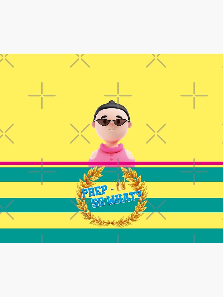 "Fashionable schoolgirl says prep so what, smart snob in polo shirt and ...