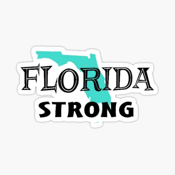 "florida strong" Sticker for Sale by Shivshambhuu | Redbubble