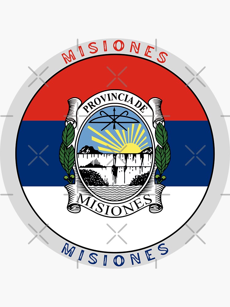 "Province of Misiones Argentina" Sticker for Sale by FedSherDesign ...