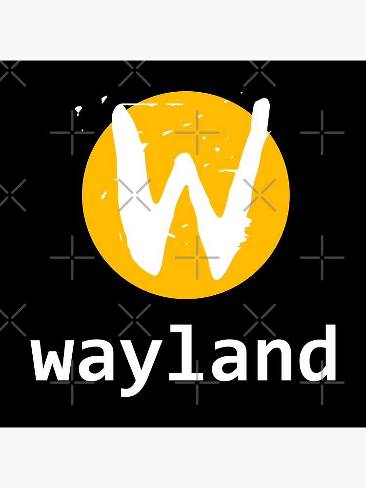 Wayland Display Server Protocol Linux Gui Sticker For Sale By Typo N Quotes Redbubble