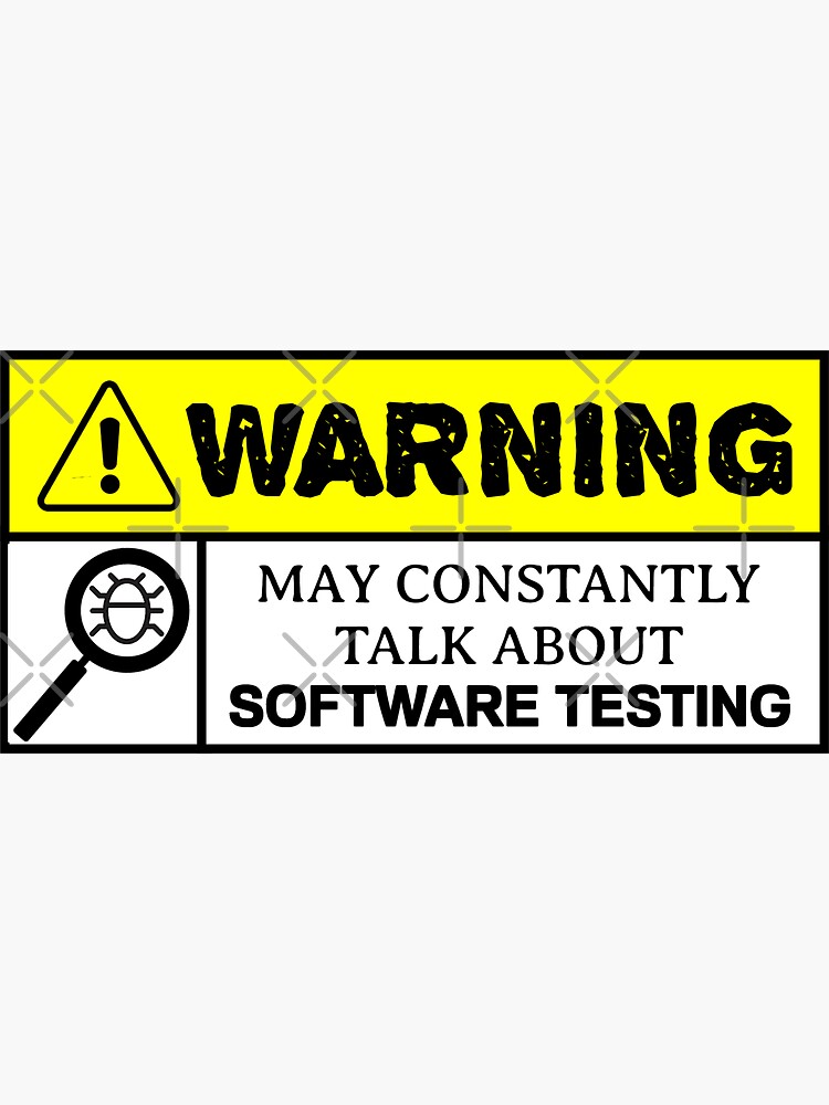 "Software Qa Tester" Sticker for Sale by EmbeeGraphics | Redbubble