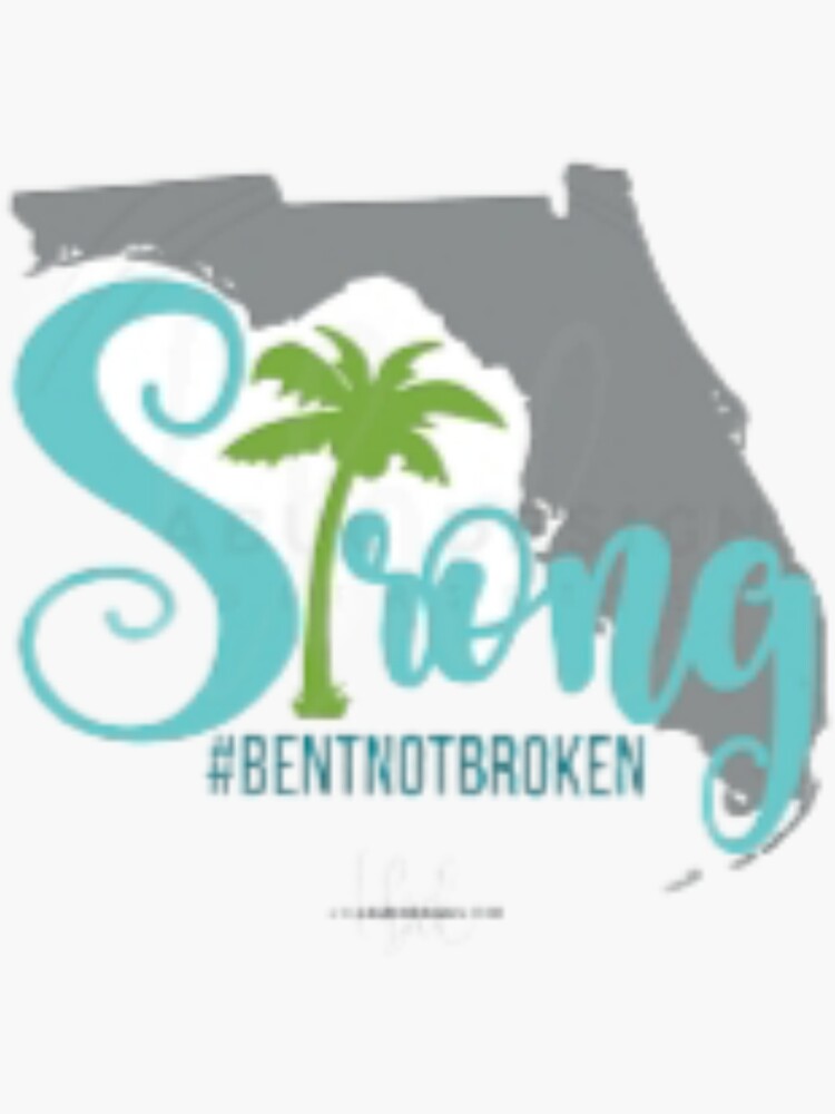 "Florida strong " Sticker for Sale by Shivshambhuu | Redbubble