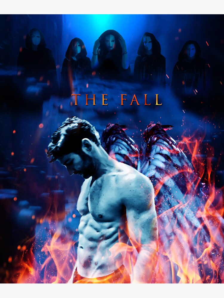 "Lucifer - The Fall" Sticker for Sale by winans5xdm | Redbubble