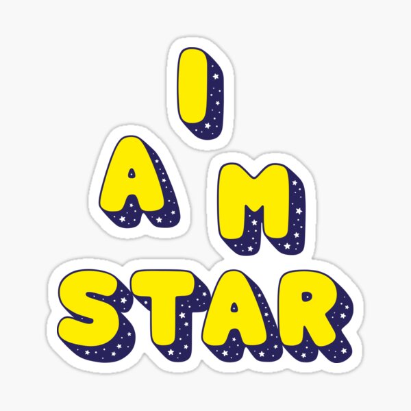 Sticker « i am star », par bepassion | Redbubble
