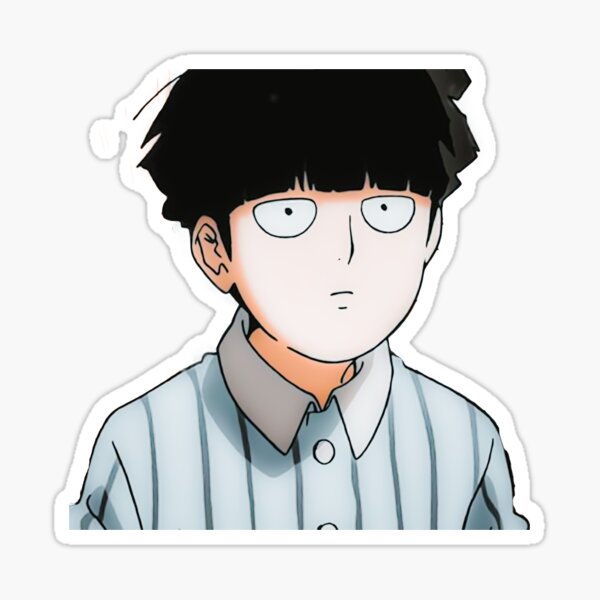 "mob psycho 100 - mob" Sticker for Sale by MohamedATouil | Redbubble