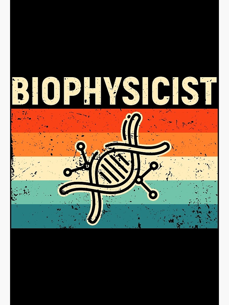 "Biophysicist Biophysics Retro Vintage" Poster for Sale by NestaReign ...