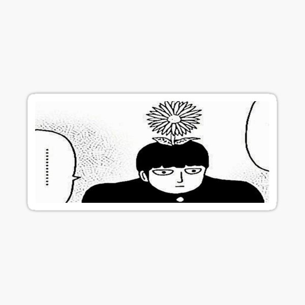 "mob psycho 100 - mob " Sticker for Sale by MohamedATouil | Redbubble