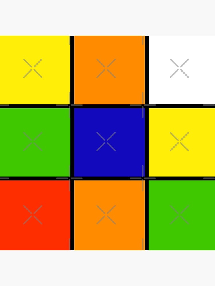 "Rubik Cube" Sticker for Sale by KillNil | Redbubble